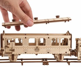 Ugears 3D dřevěné mechanické puzzle Harry Potter Bradavický expres