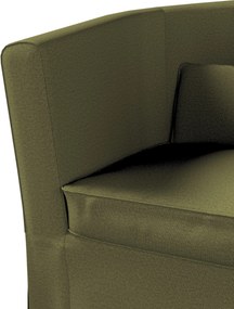 Potah na křeslo IKEA Ektorp Tullsta barva zelená látka pletený vzor