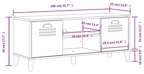 Lavice s botníkem VIKEN antracitově šedá 106x35x45 cm kompozit