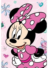 Jerry Fabrics Dětská deka Minnie Flowers 02, 100 x 150 cm