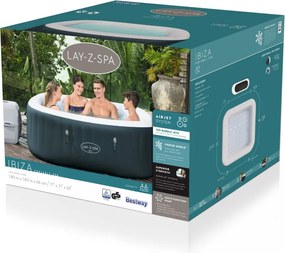 Bestway 60015 Vířivka Lay-Z-Spa IBIZA 180 cm x 180 cm x 66 cm