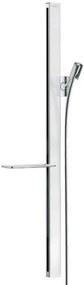 Hansgrohe Unica'E - Sprchová tyč 90 cm, se sprchovou hadicí, bílá/chrom 27640400