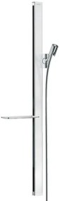 Hansgrohe Unica'E - Sprchová tyč 900 mm, se sprchovou hadicí, bílá/chrom 27640400