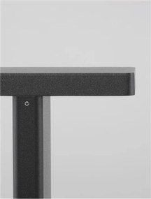 NV 9492780 Venkovní sloupkové svítidlo POET antracitový hliník a čiré sklo LED 16W 3000K 220-240V 90st. IP65 - NOVA LUCE