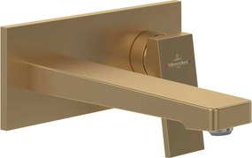 Villeroy & Boch Architectura Square - Umyvadlová baterie pod omítku, kartáčované zlato TVW12500300176