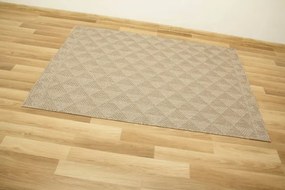 Šňůrkový oboustranný koberec Brussels 205740/10610 béžový / krémový