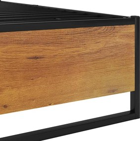 Rám postele černý kovový 160 x 200 cm 324817