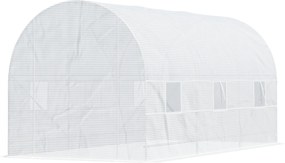 Fóliový skleník Outsunny 450x200x200 cm, robustní skleník s fólií odolnou proti UV záření | Aosom.de