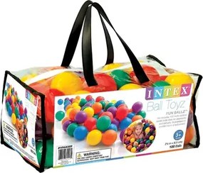 INTEX 49602 Míčky do bazénu a hracích koutů / 100 ks / průměr 6,5 cm /