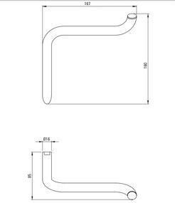 Deante Silia, nástěnný držák na toaletní papír, titanová, DEA-ADI_D211