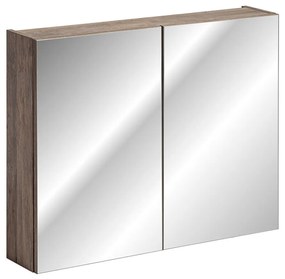 Zrcadlová skříňka SANTA FE Taupe 84-80 | 80 cm