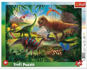 Trefl Puzzle Dinosauři, 25 dílků