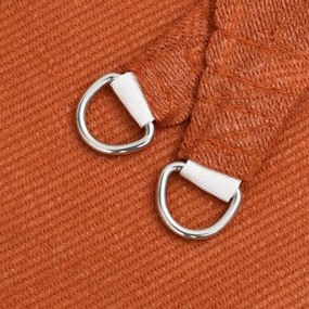 Stínicí plachta 160 g/m² oranžová 3 x 4 m HDPE 311677