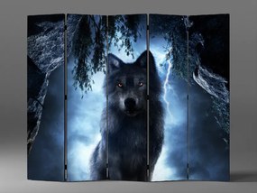 Liox Paraván vlk v bouři Rozměr: 225 x 180 cm