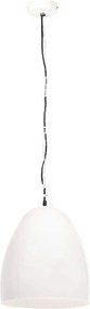 Industriální závěsné svítidlo 25 W bílé kulaté 42 cm E27 320558