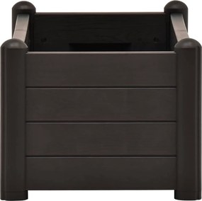 Vyvýšený záhon PP antracitový 100 x 43 x 35 cm 313977
