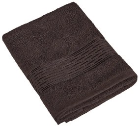 Bellatex Froté ručník a osuška kolekce Proužek tmavá hnědá velikost Ručník - 50x100 cm