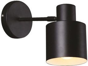 MaxLight Black nástěnné svítidlo 1x60 W černá W0188