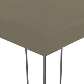 Zahradní altán 3 x 3 m taupe 180 g/m² 312228