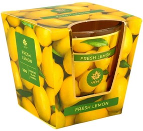 Arome Vonná svíčka ve skle Fresh Lemon, 120 g