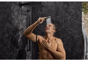 Hansgrohe Pulsify E - Tyčová ruční sprcha 100 1jet EcoSmart, černá matná 24320670
