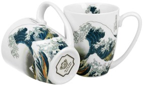Porcelánový hrnek Hokusai The Great Wave 350 ml sada 2ks