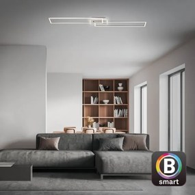 Brilo - LED Stmívatelný přisazený lustr FRAME 2xLED/20W/230V Wi-Fi Tuya + DO
