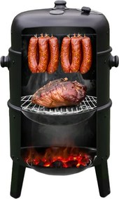 Velaco Zahradní gril + udírna na dřevěné uhlí VL12