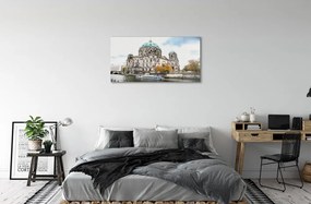 Obraz na skle Německo Berlin Cathedral River 120x60 cm