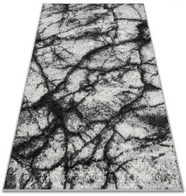Kusový koberec BCF Morad MRAMOR Abstraktní šedý Rozměr: 60x110 cm