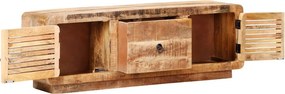 TV stolek 120 x 30 x 40 cm hrubé mangovníkové dřevo 320460