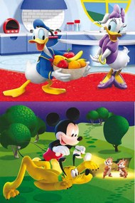 DINO DŘEVO Kostky obrázkové Mickey Mouse set 12ks kubus *DŘEVĚNÉ HRAČKY* dn641174