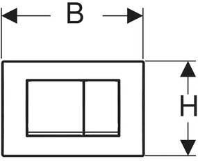 BPS-koupelny Podomítkový modul Geberit DuoFix s WC mísou MU-GL-WH-RIM-03 + ovládací tlačítko Delta 30 bílá