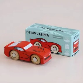LE TOY VAN Dřevěné autíčko Jasper / červená / od 2 let
