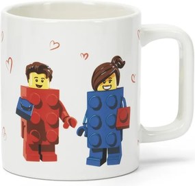 Bílý keramický dětský hrnek 300 ml Love – LEGO®
