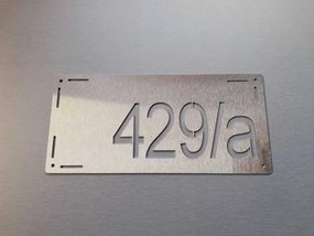 Domovní číslo tabulka 3a Velikost: 43 x 20 cm (XL) - Doporučujeme