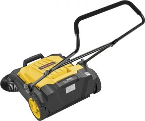 Ruční zametací stroj s ručním tlačením, Se záběrem 650 mm VEVOR – Žlutá