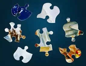 HOP Puzzle Přelet / 500 dílků / nepravidelné dílky / plakát A3