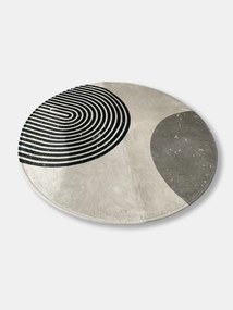 Sinsay - Kulatý koberec s geometrickým vzorem - vícebarevná