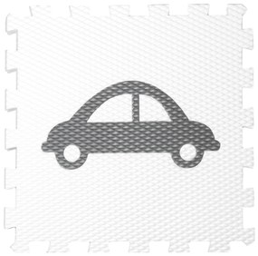 VYLEN Minideckfloor s autem Barevná kombinace: Hnědý s bílým autem