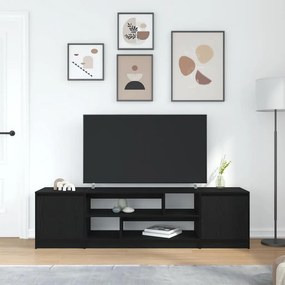 TV skříňka Černý dub 188,5x41x50 cm kompozitní dřevo 3328418