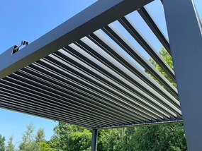LANIT PLAST, s.r.o. hliníková bioklimatická pergola LANITPLAST PREMIUM PLUS 4x3 m ELEKTRICKÁ LG4092