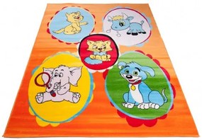 Koberec KINDER A660A CFV oranžový