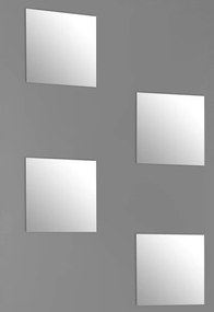 Nalepovací zrcadla bez rámu pro vlastní montáž, originální závěsná dekorace