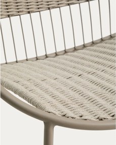 Taupe zahradní křeslo Atrani – Kave Home