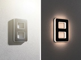 P 79849 Venkovní solární domovní číslo 8 IP44 3.000K 0,2W nabíjecí baterie výměnná - PAULMANN