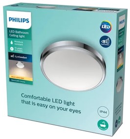 Philips - LED Koupelnové stropní svítidlo DORIS LED/17W/230V 2700K IP44