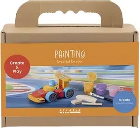 Creativ Company Závodní auto dřevěné / Kreativní sada / od 8 let