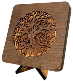 Li-Go "Strom života" lampa 19x19cm provedení povrchu: dub světlý