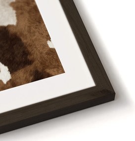 Tištěný obraz s rámem 30x40 cm Cowhide – Styler